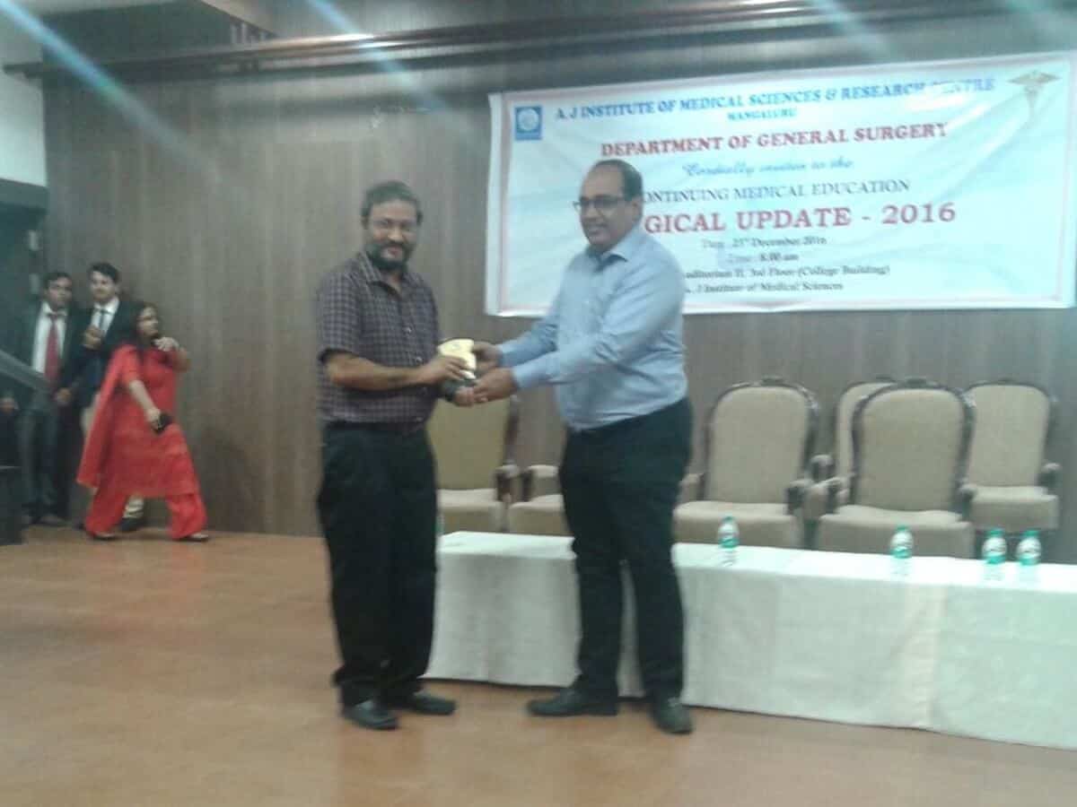 Guest Lecture at Aj Institute of Medical Science - MIO Hospital
