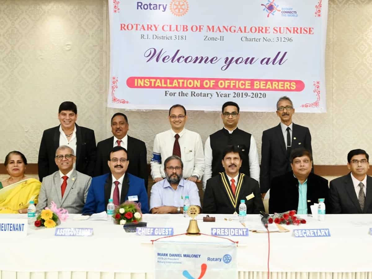 Installation day at the Rotary Club - MIO Hospital